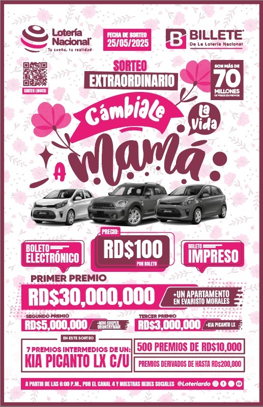 Con más de 70 millones de pesos en premios, Lotería Nacional lanza su ...